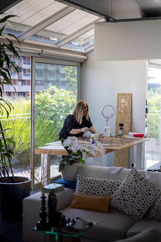 Fauna & Flora preparing for the Exhibition - Christina Oiticia